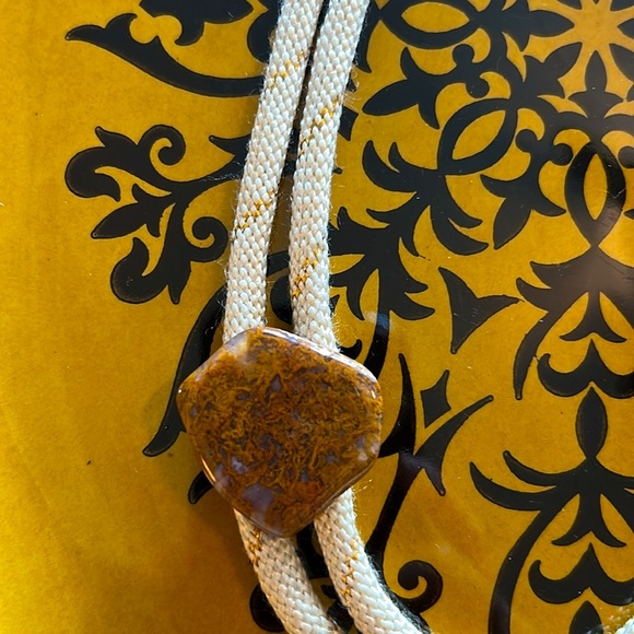 Jewelry | Vintage Rope Stone Western Bolo Tie | Poshmark